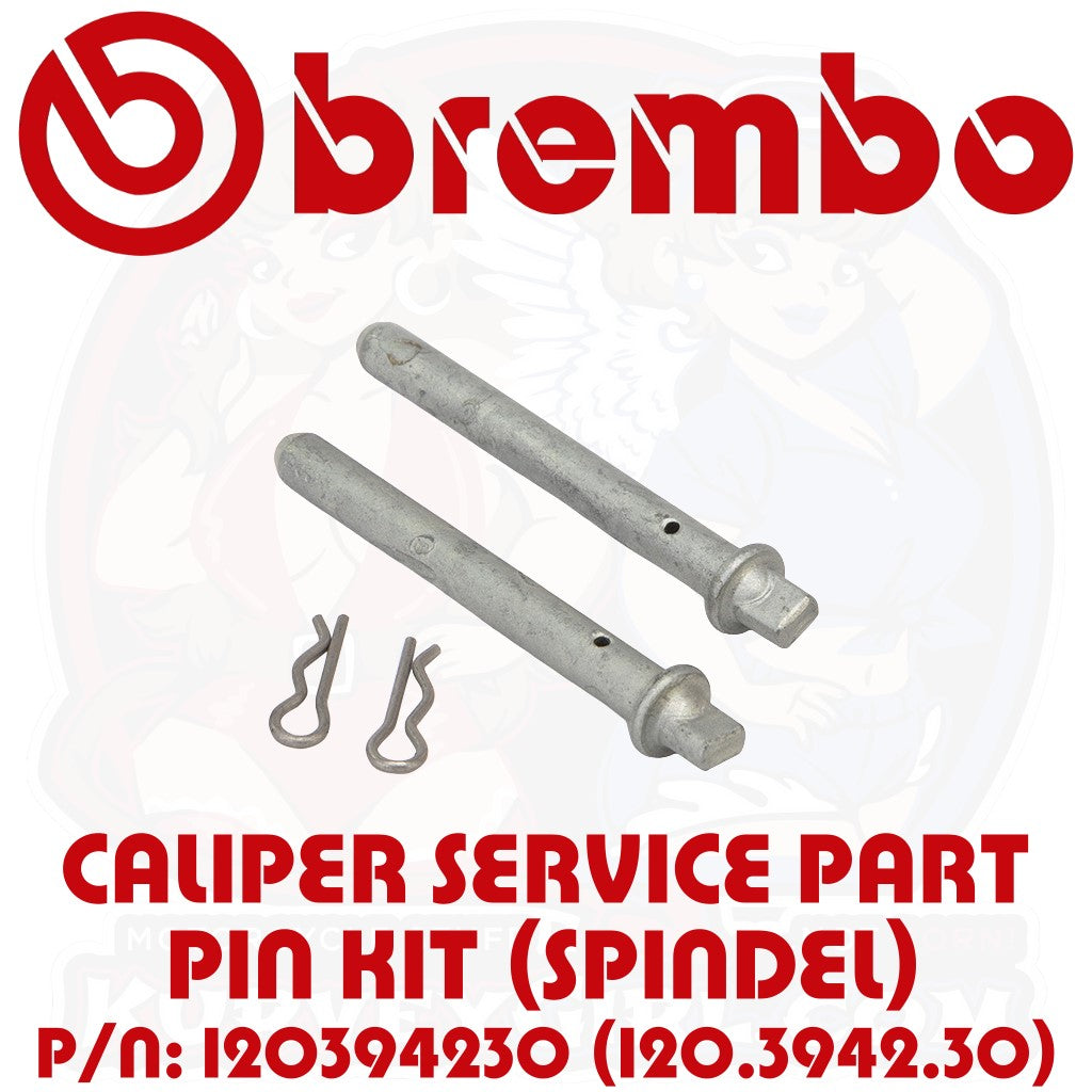 BREMBO Repair Kit: Caliper Pin Kit (Spindle) 120394230 (120.3942.30 ...