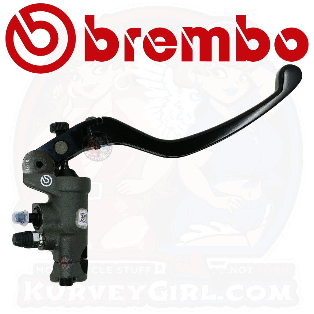BREMBO GP MK2 18x18 Radial Brake Master Cylinder, Folding Lever (110.4 ...