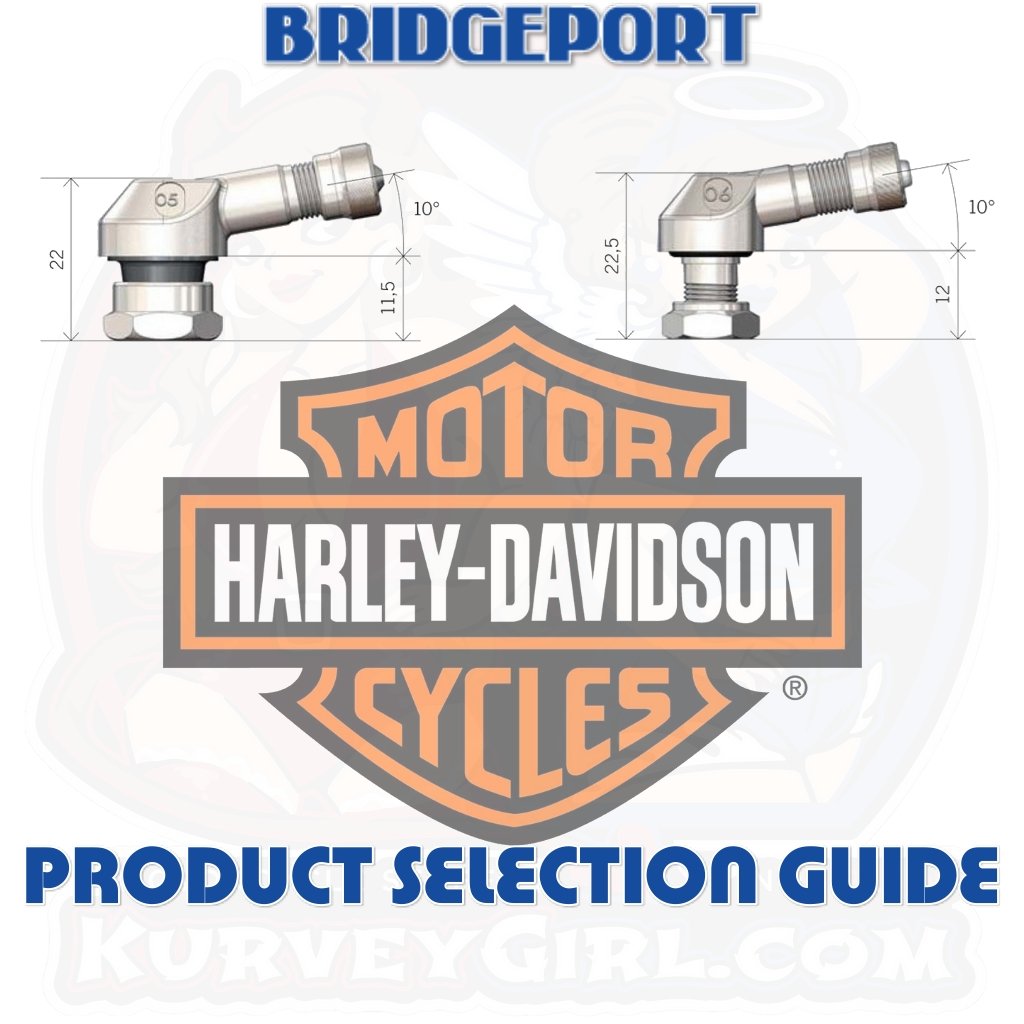 ** 83 Degree Valve Stem Selection Guide - Harley Davidson ** – KurveyGirl