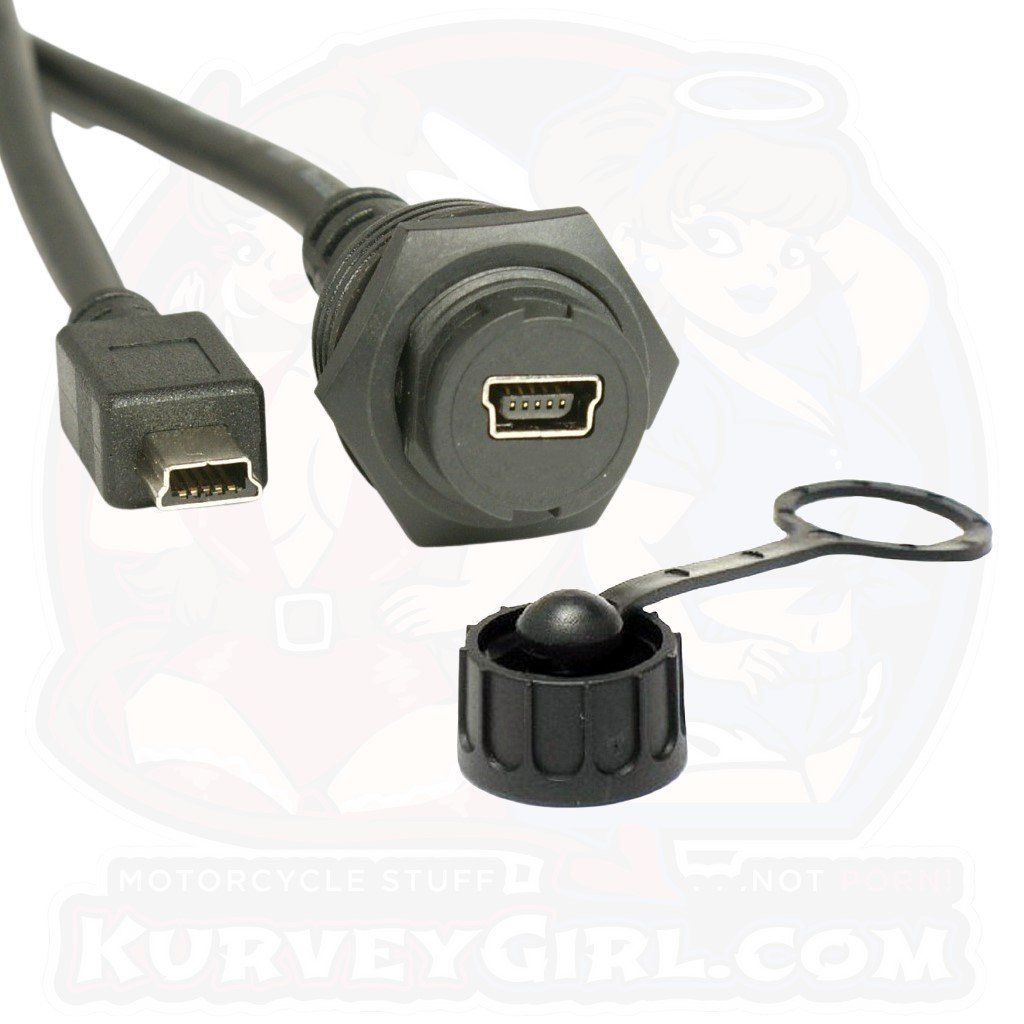 KurveyGirl USB MINI-B Waterproof Cable - 2m