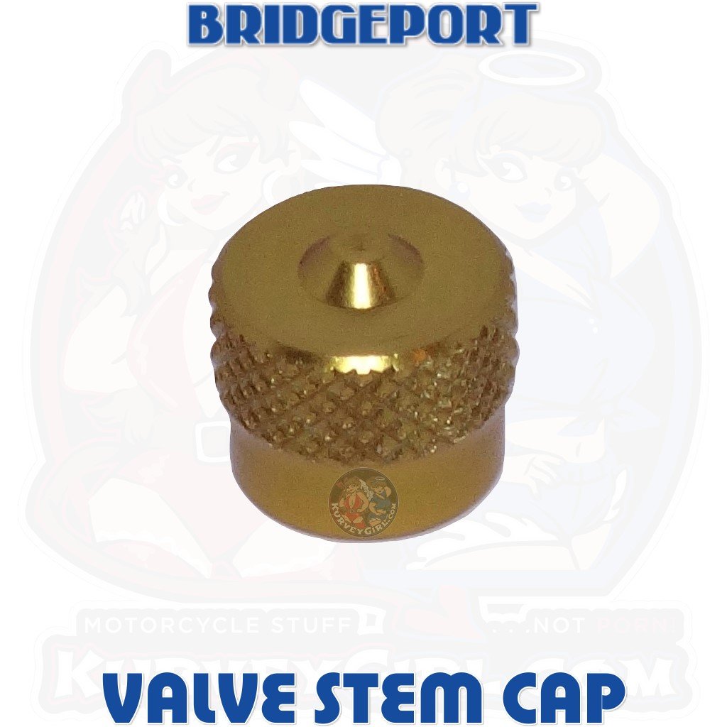 Replacement Valve Stem Cap: Gold - Genuine Bridgeport – KurveyGirl