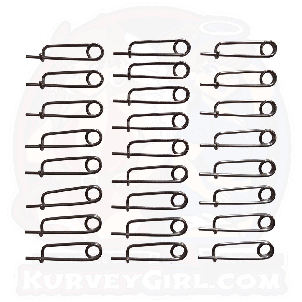 Extra Small Spring Clip Kit - 25pcs (Stainless Steel) – KurveyGirl